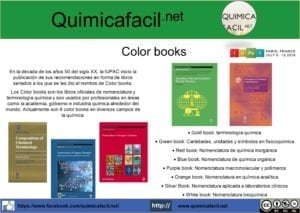 Color books de la IUPAC • IUPAC • Quimicafacil.net