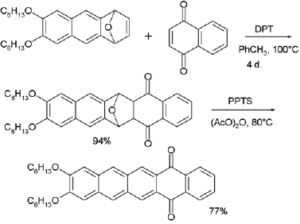 Pentaceno • Compuesto de la semana • Quimicafacil.net