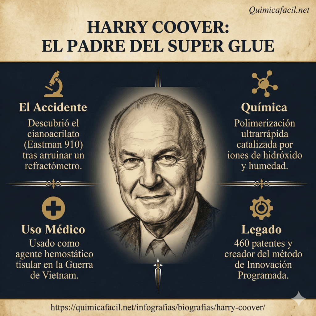 Harry Coover • Biografias • Quimicafacil.net