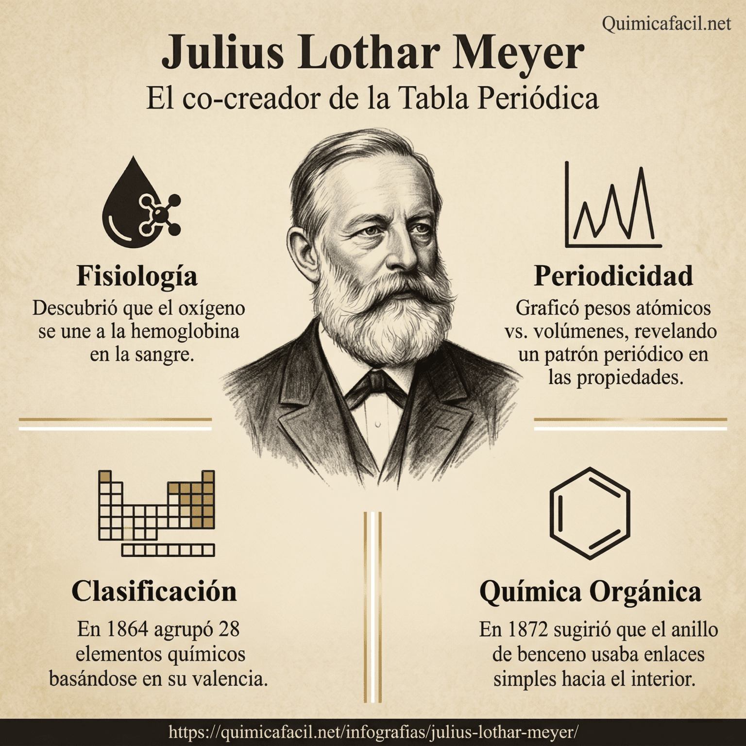 Julius Lothar Meyer • Infografías • Quimicafacil.net